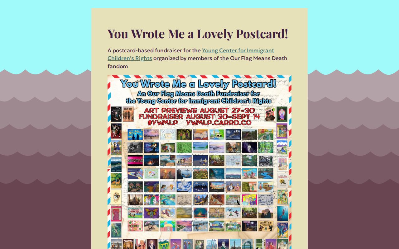 You Wrote Me a Lovely Postcard